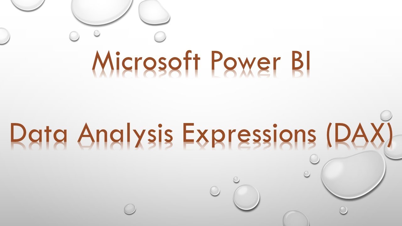 Power BI DAX advanced Cursus DAX gevorderd cursus PowerBIspecialist